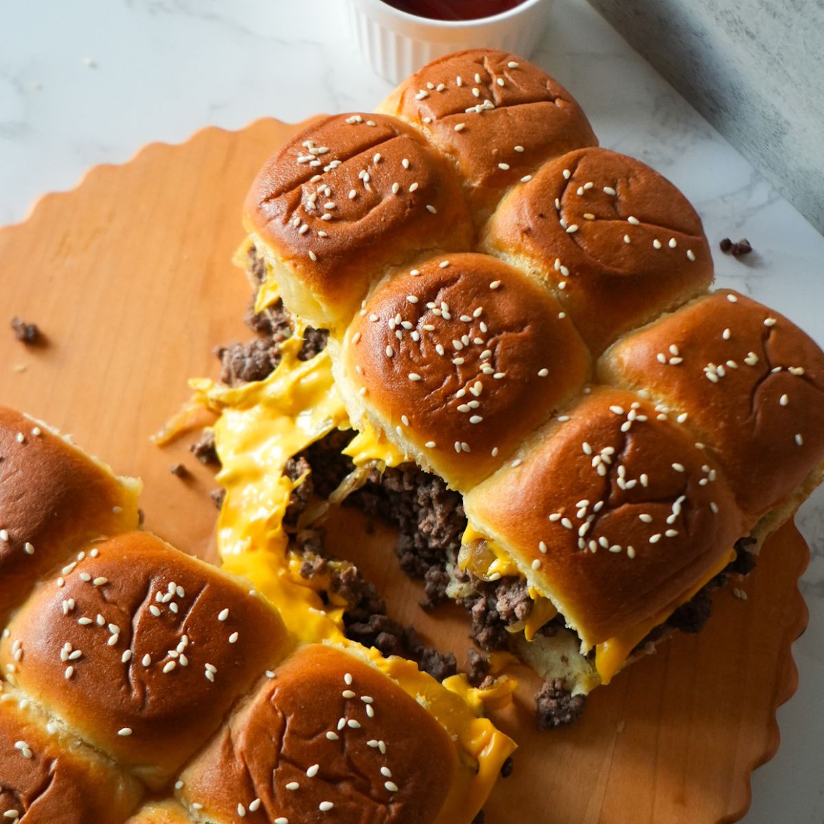 Cheeseburger Sliders - There's Food at Home