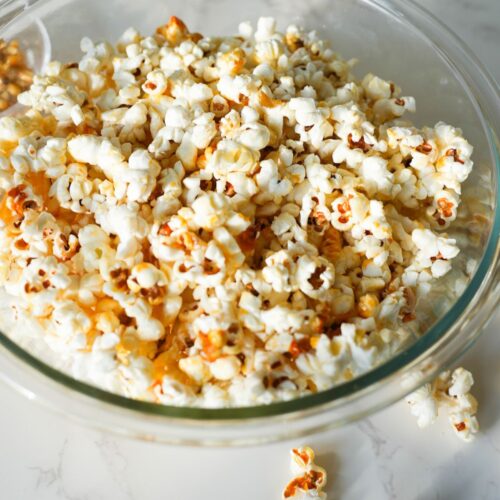 Sweet and Salty Popcorn (Kettle Corn) - There's Food at Home