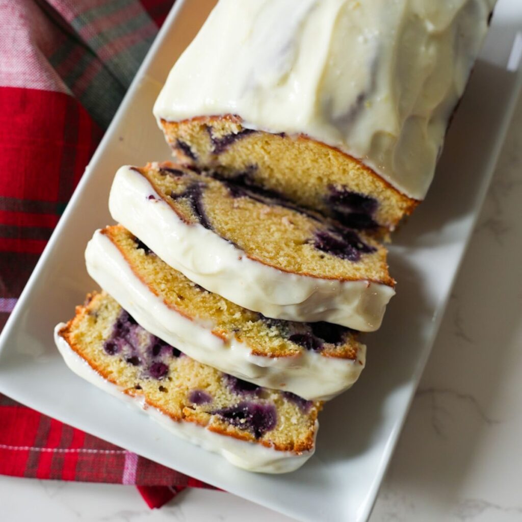 Lemon Blueberry Bread (video) - There's Food at Home