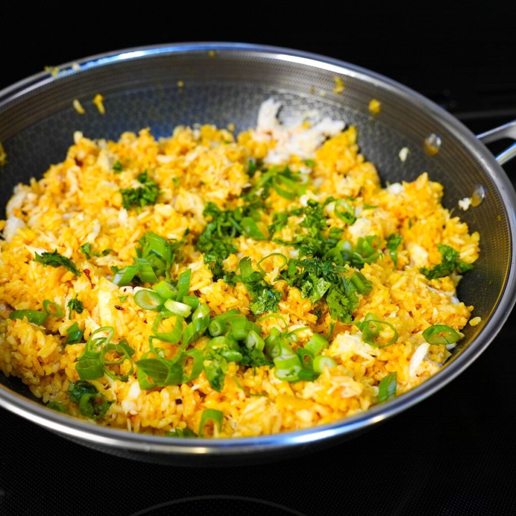 Crab Fried Rice (Video) - There's Food at Home
