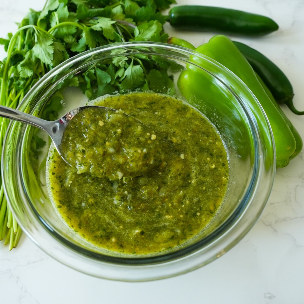 Tomatillo Salsa - There's Food at Home