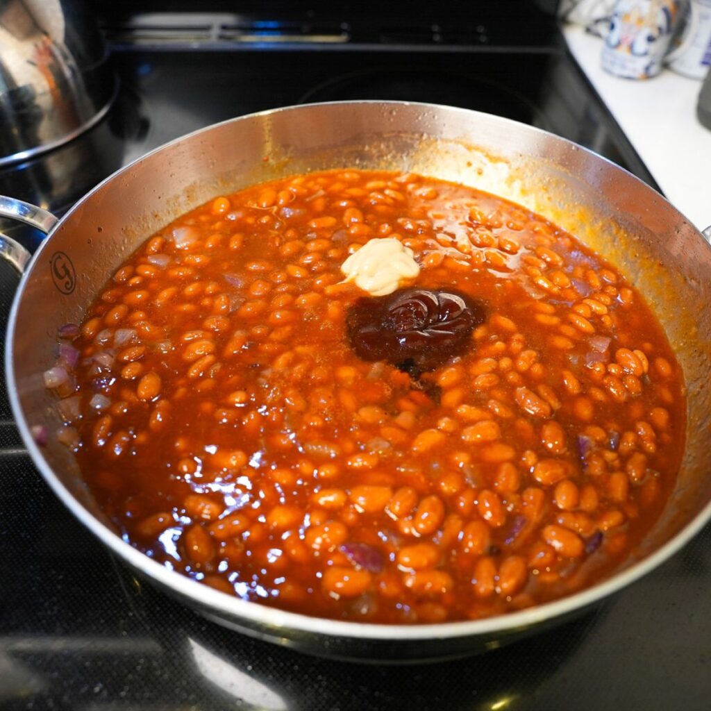 Easy Baked Beans Recipe (with Video) - There's Food at Home