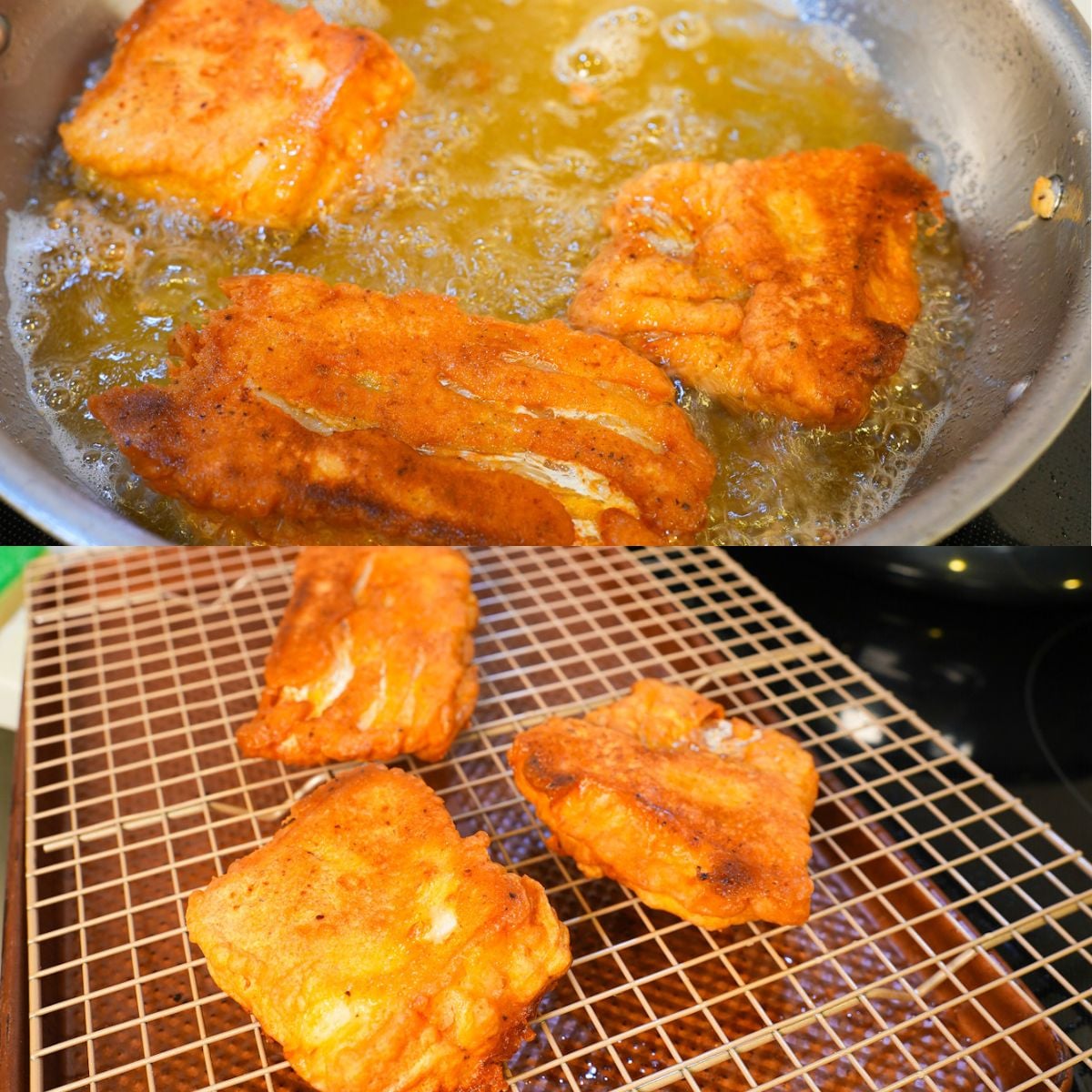 Fried Fish Sandwich - There's Food at Home